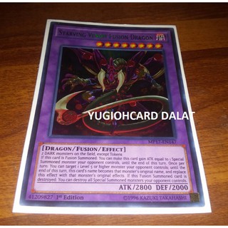 Thẻ bài yugioh chính hãng Starving Venom Fusion Dragon – Secret Rare Fpro | Shopee Việt Nam