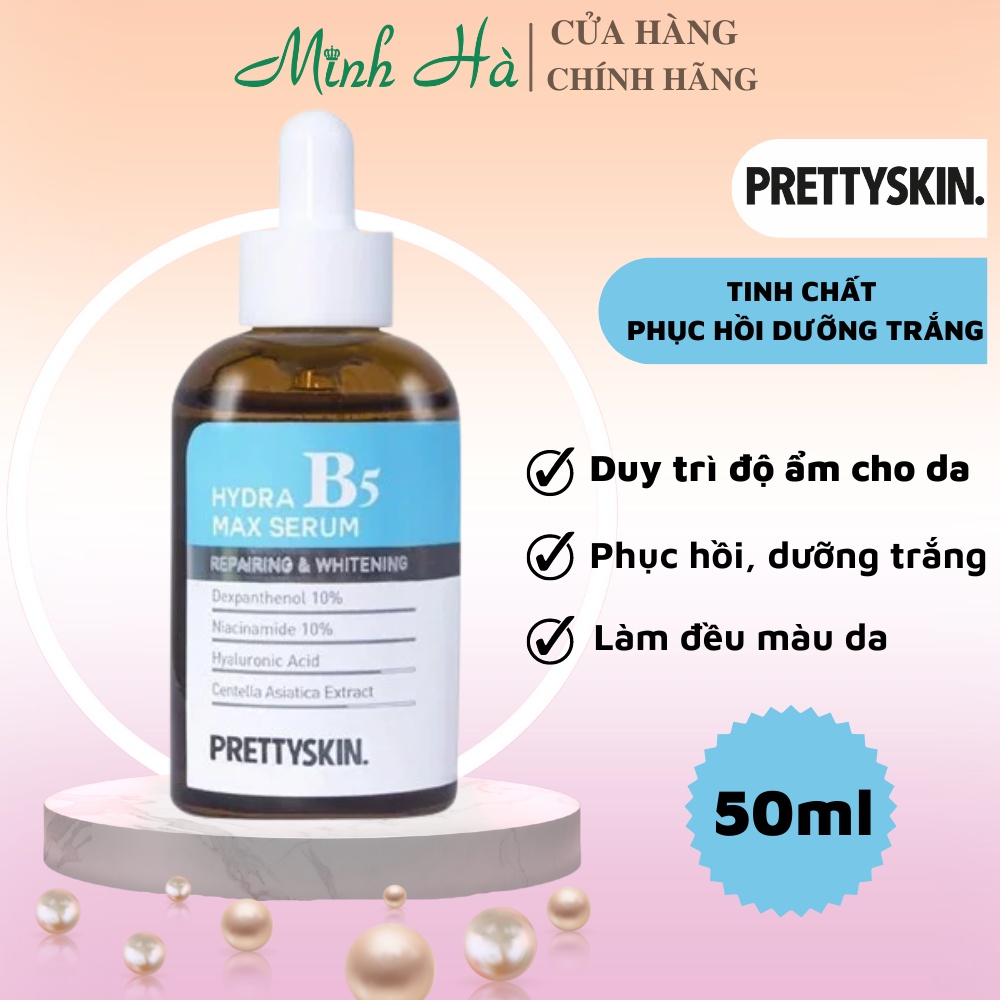 Tinh chất phục hồi Prettyskin Hydra B5 Max Serum 50ml giúp phục hồi dưỡng trắng da | Shopee Việt Nam