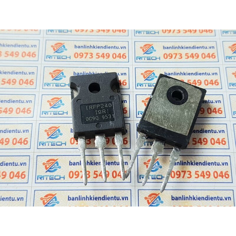 [Combo 3 chiếc] IRFP240 Mosfet Kênh N 200V/20A TO-247AC (Tháo máy ...