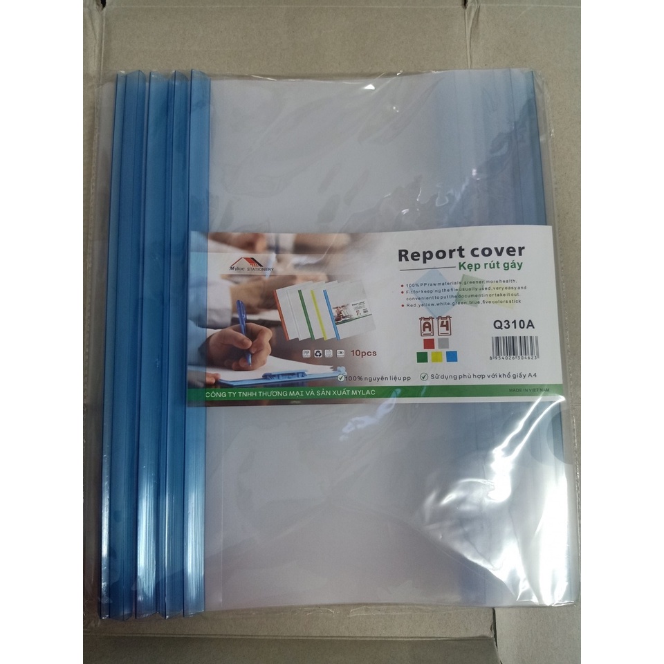 Combo 10 bìa cây rút gáy Q310 gáy lớn, trong | Shopee Việt Nam