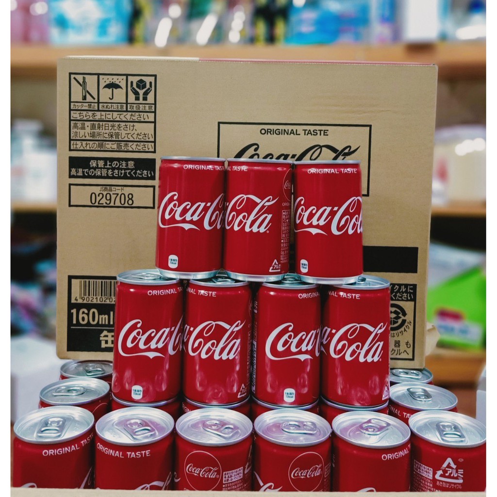 1 Thùng Nước ngọt Coca Cola Mini Nhật Bản (30 lon x 160ml) | Shopee Việt Nam