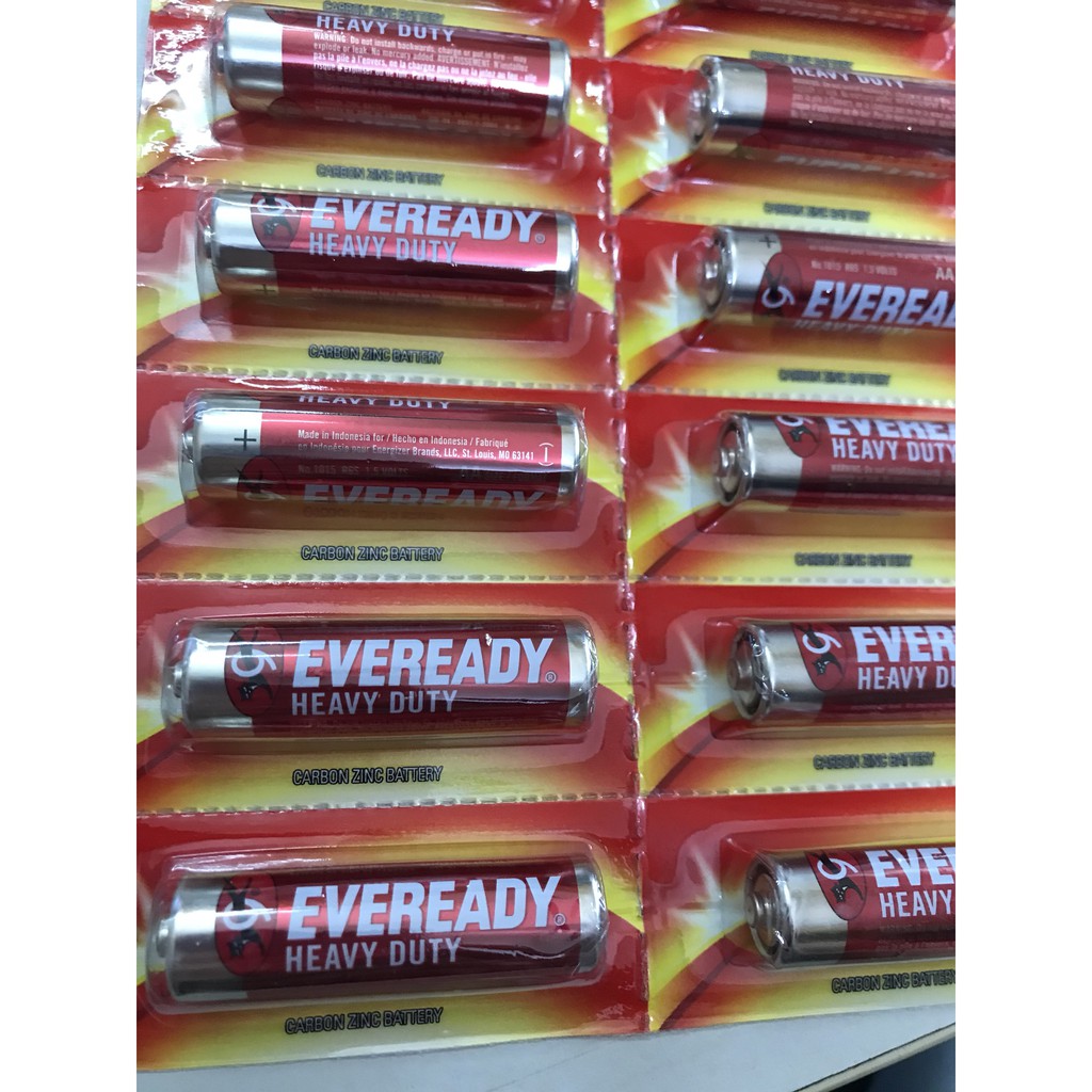 Pin AA Eveready 1015 SW4 vỉ 20 viên | Shopee Việt Nam