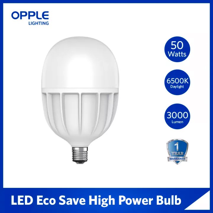 Đèn LED OPPLE Eco Save 1 High Power Bulb E27 50W - Chính Hãng | Shopee ...