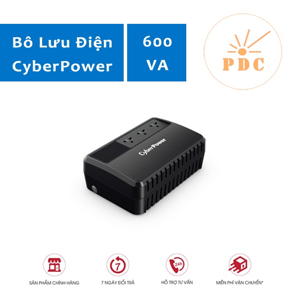 Bộ lưu điện UPS CyberPower BU600E 600VA/650VA//360W - (PDC-TECH ...