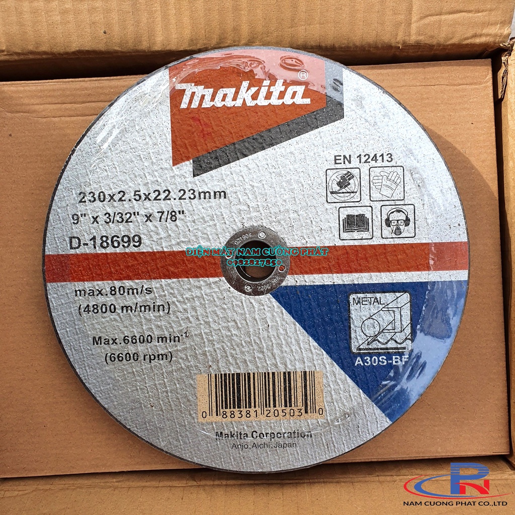 Đá cắt sắt 230mm Makita D-18699/ B-12273 | Shopee Việt Nam