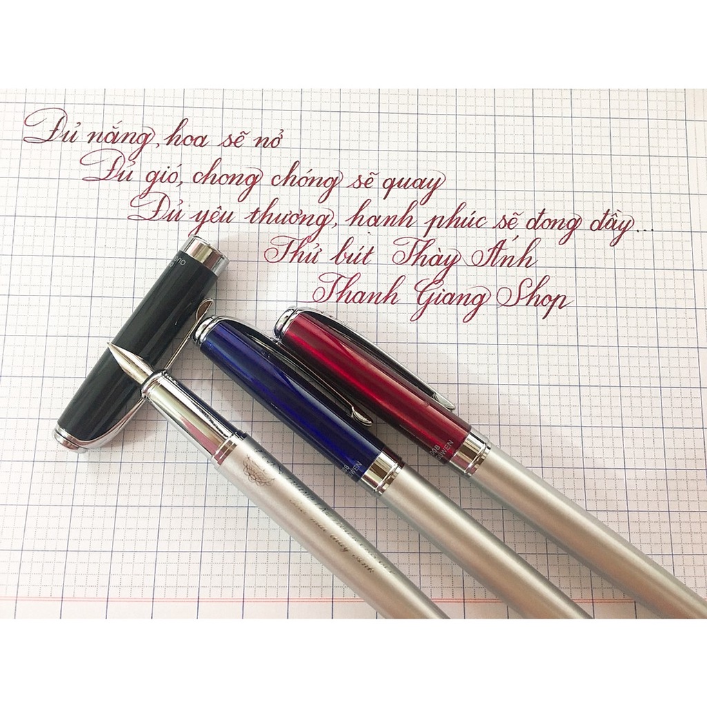 Bút máy Thầy Ánh chính hãng SH08 ngòi êm | Shopee Việt Nam
