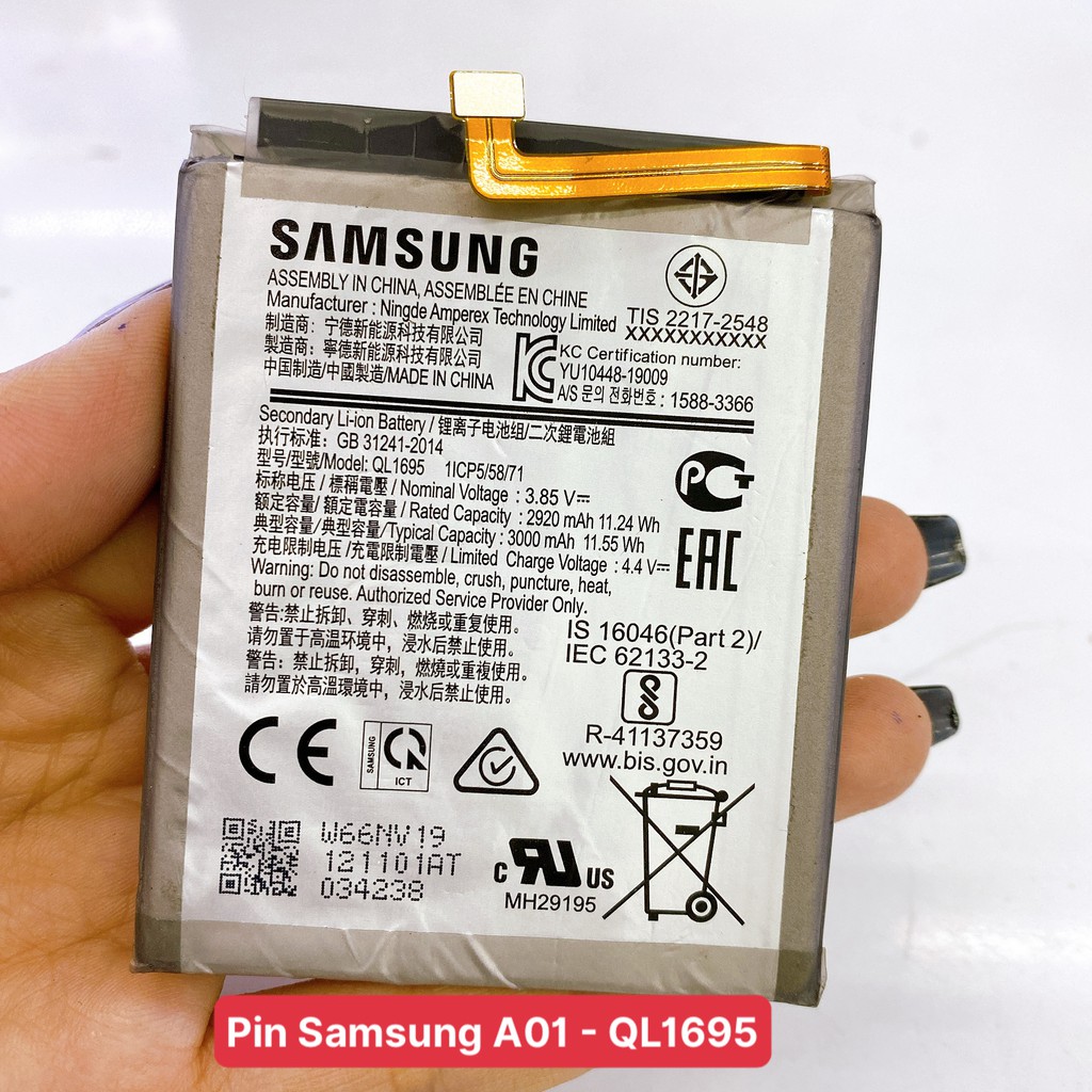 Pin Samsung Galaxy A01 2019 QL1695, battery SM-A015 | Shopee Việt Nam