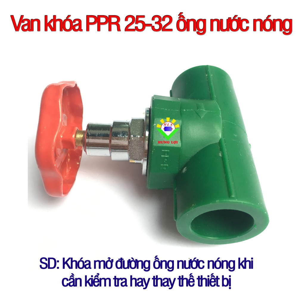 Van khóa PPR phi 25-32 ống nước nóng đóng mở nước 100% - Thuộc Sản Phẩm Van nước | Shopee Việt Nam