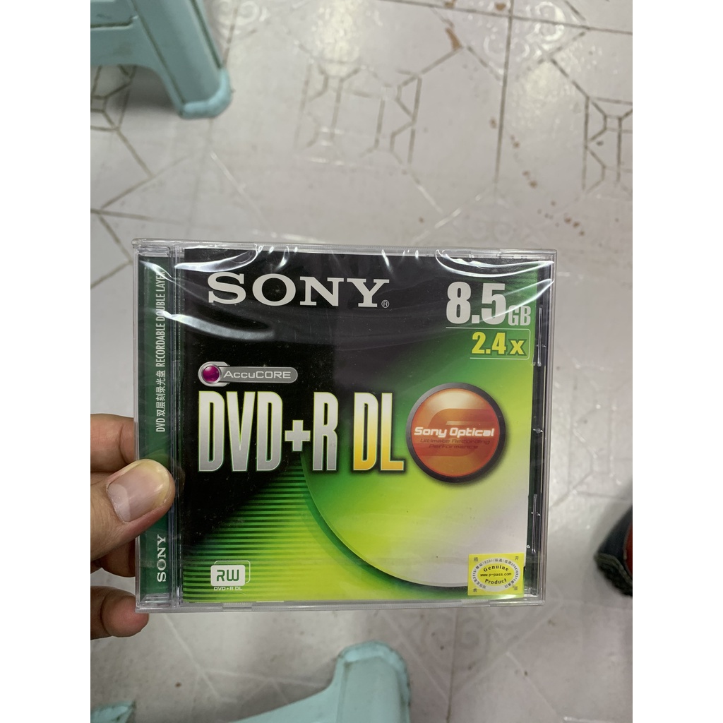 Đĩa DVD+R DL Sony hộp dầy 2.4x 240min 8.5Gb Dual Layer | Shopee Việt Nam