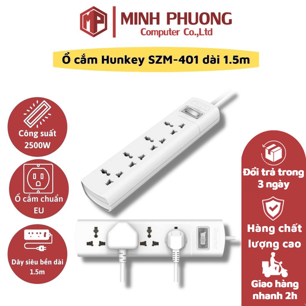 Ổ cắm điện đa năng Huntkey | Shopee Việt Nam