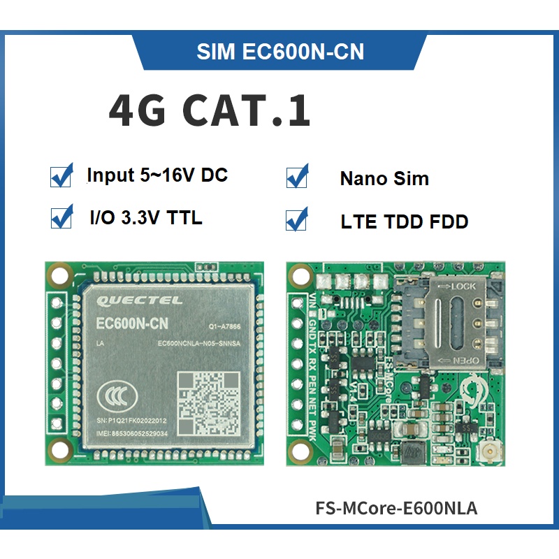 Module Sim 4G LTE Quectel EC600N-CN đã ra chân | Shopee Việt Nam
