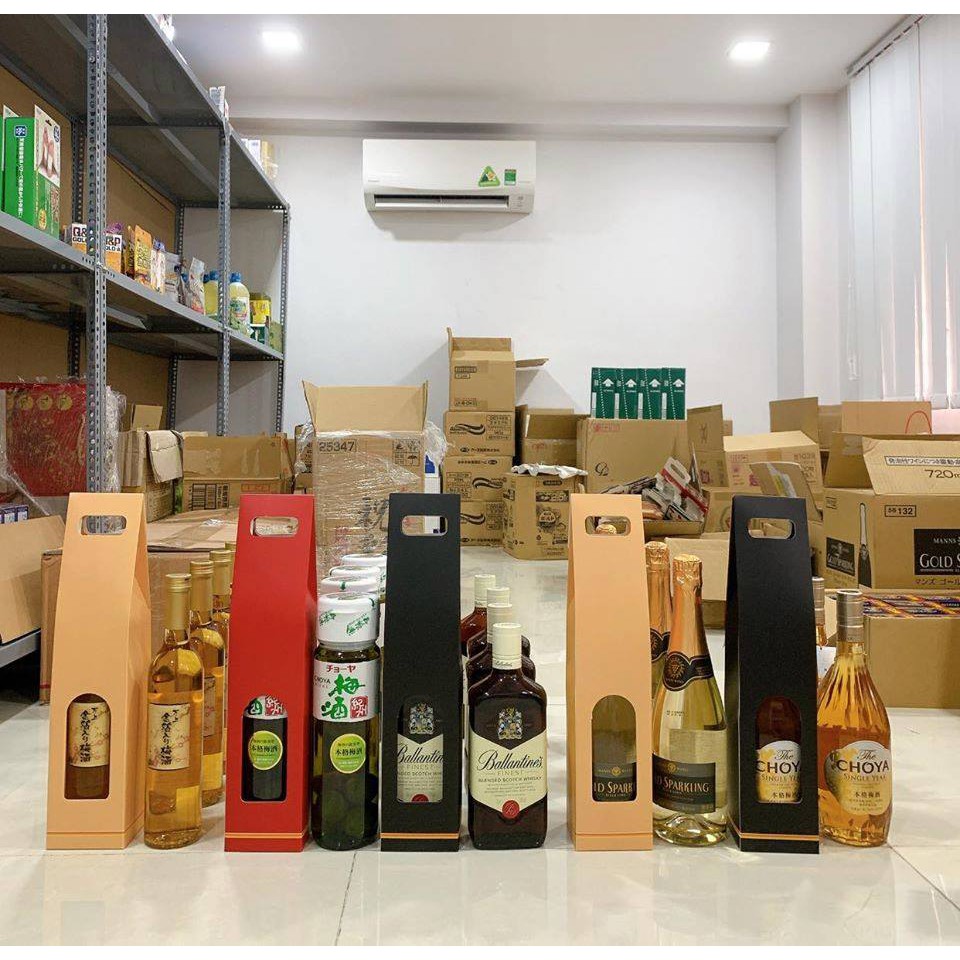 JOGI SỈ_ 10 Túi Hộp Giấy Đựng Ruou Vang/ Nước Ép Vừa 1 Chai 750ml ...