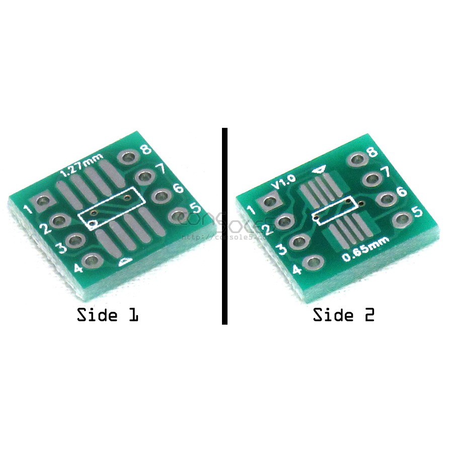 Túi 5 cái ĐẾ CHUYỂN IC NGUỒN CHÂN DÁN SANG CẮM SOP8 TO DIP8 | Shopee Việt Nam