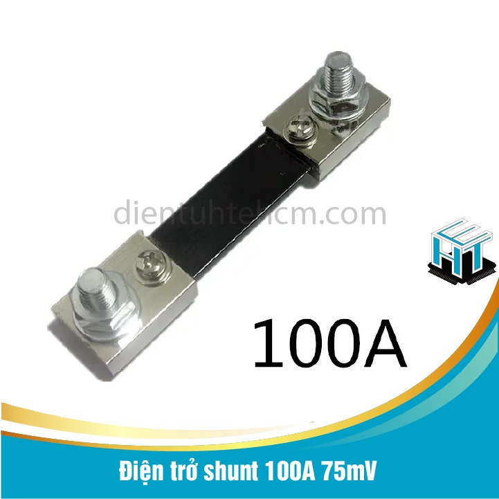 Điện trở shunt 100A 75mV, Sử dụng trong các mạch đo dòng(110 * 25 ...