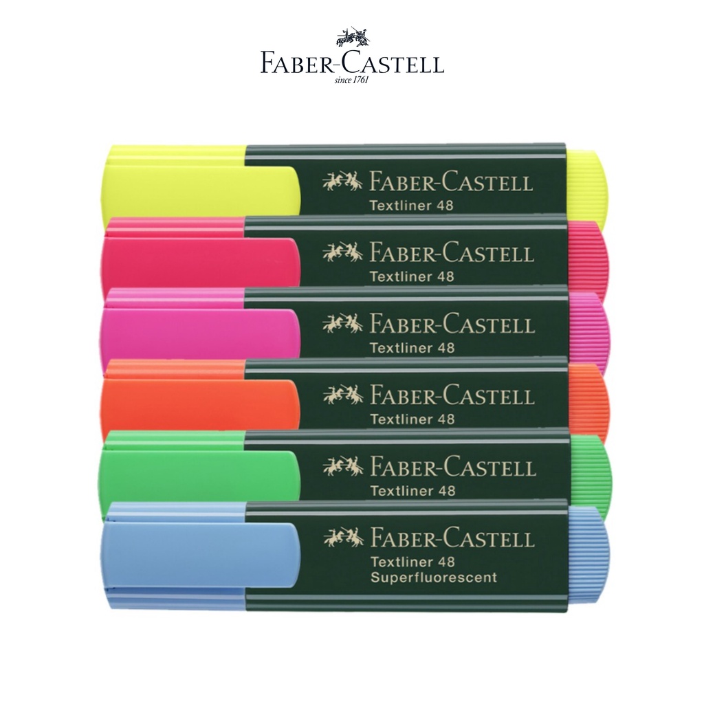 [OFFICIAL] Bút Dạ Quang TEXTLINER 48 Faber-Castell | Shopee Việt Nam