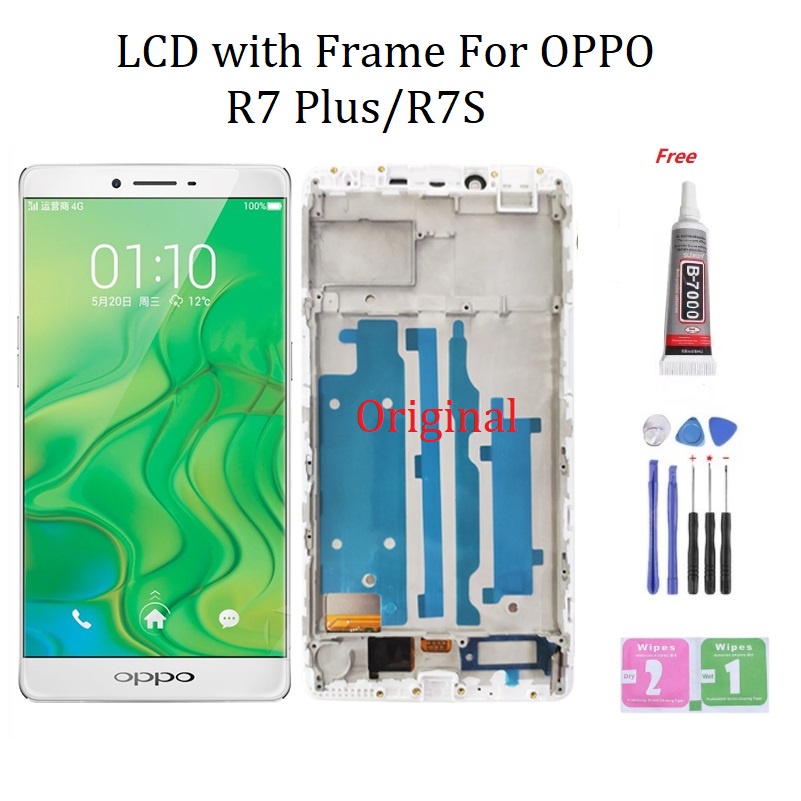 Màn hình LCD có khung cho OPPO R7S R7 Plus R7P Màn hình LCD có viền ...