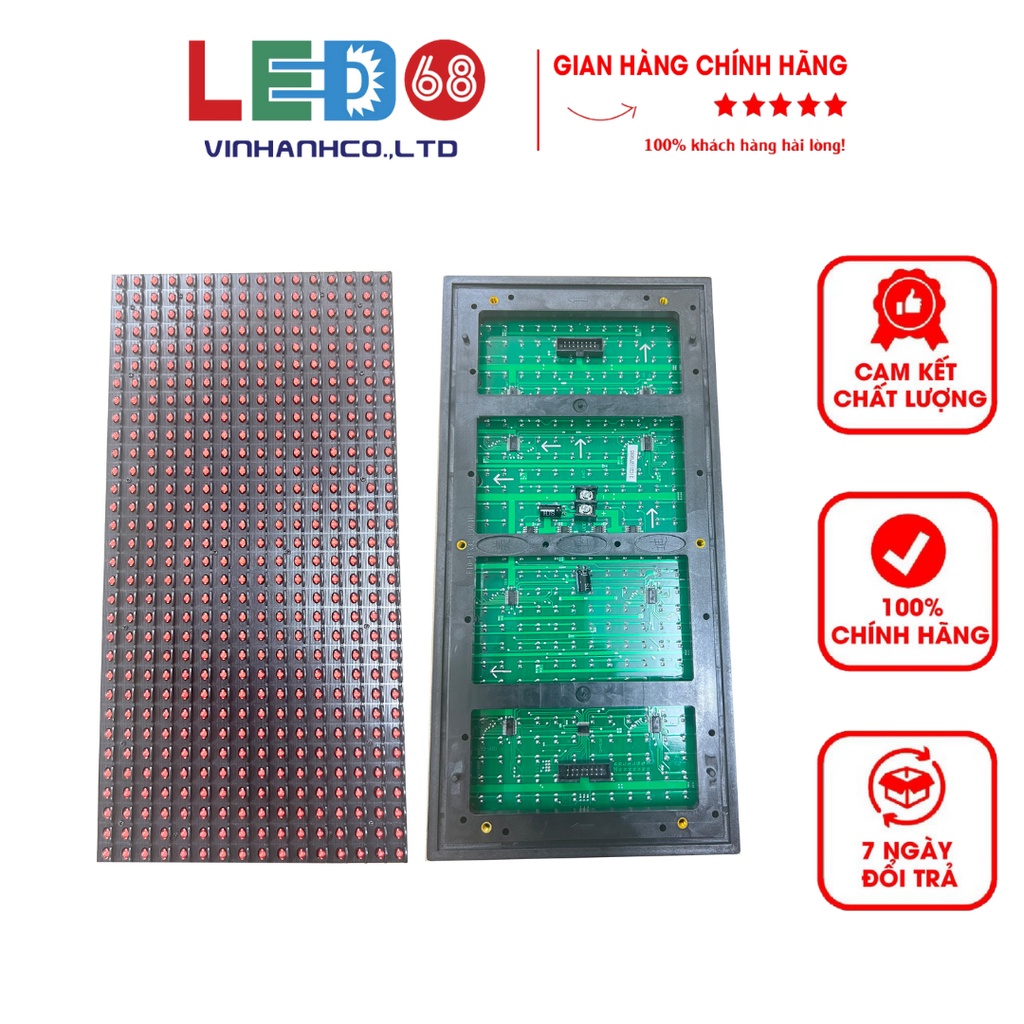 Module LED P10 Màu Đỏ DIP ngoài trời Hàng Chính Hãng | Shopee Việt Nam