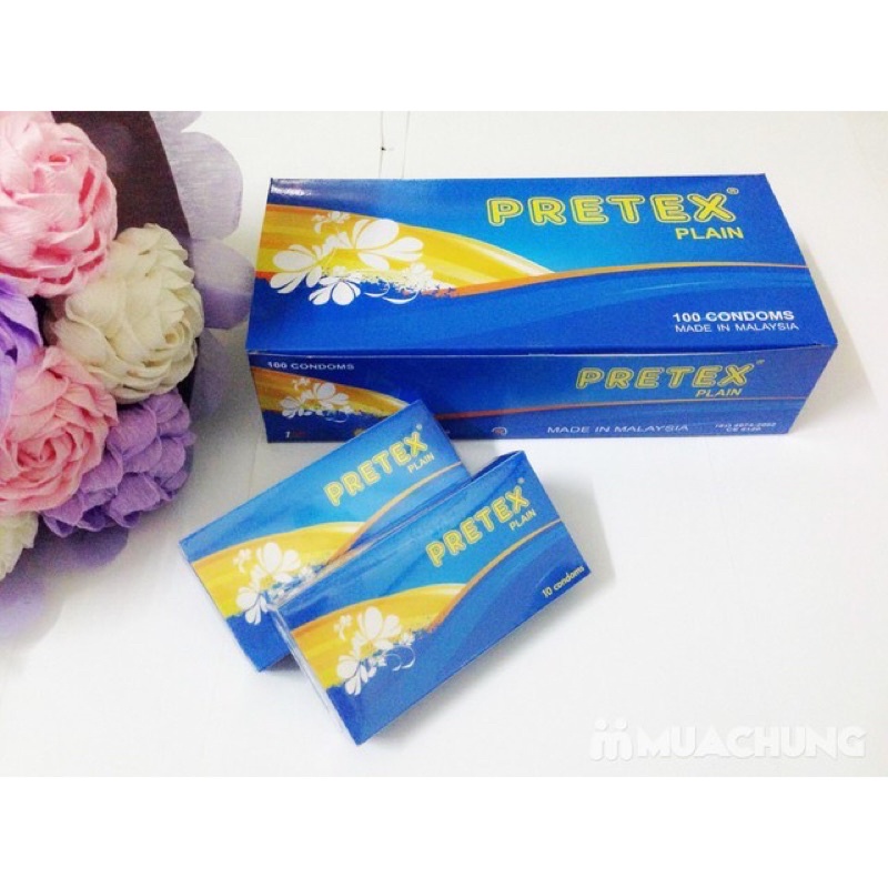 Bao Cao Su Pretex Plain ( hộp 10 cái) - Made in Malaysia | Shopee Việt Nam