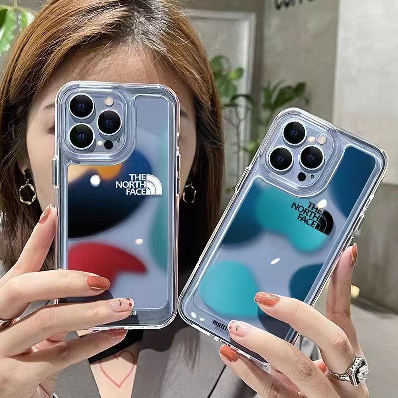 SANRIO Ốp Điện Thoại Cứng Trong Suốt Chống Sốc In Logo The North Face Sang Trọng Cho iPhone 14 ...