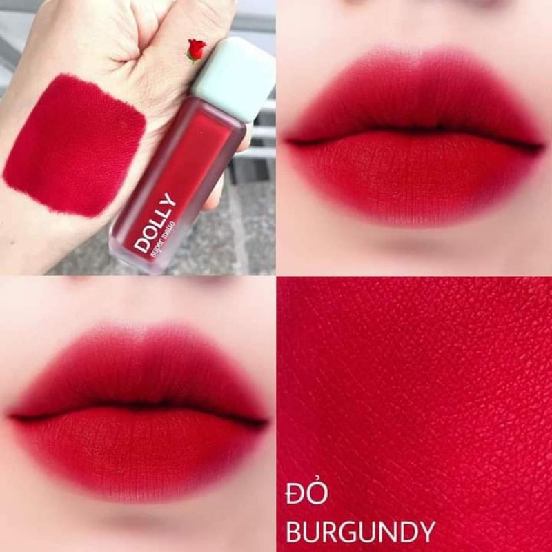 [ đỏ Burgundy ] son Dolly cao cấp | Shopee Việt Nam