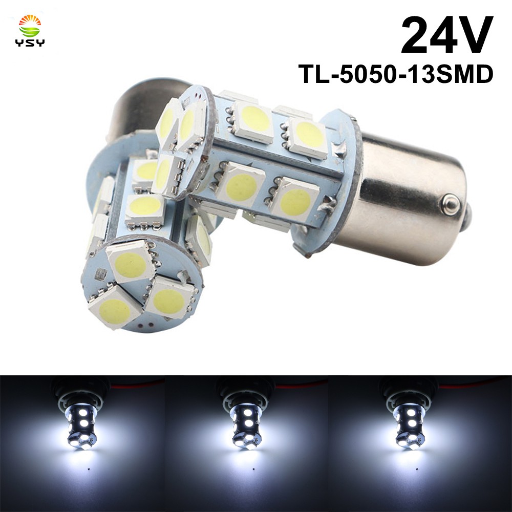 Bóng đèn LED 24v 5050 13 Smd 1156 Ba15S 1157 Ba15D dùng cho đèn tín hiệu xe hơi | Shopee Việt Nam