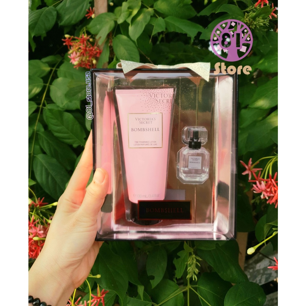 Bộ quà tặng BOMBSHELL (Fragrance Lotion + Nước hoa mini) - Victoria’s ...