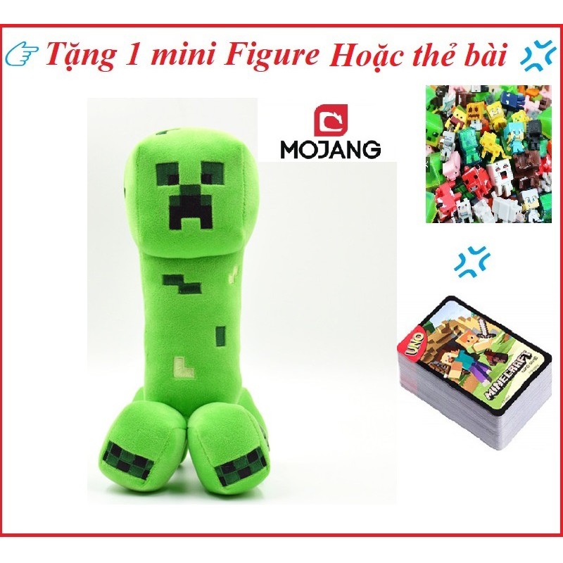 Nhồi bông creeper minecraft chính hãng Mojang | Shopee Việt Nam