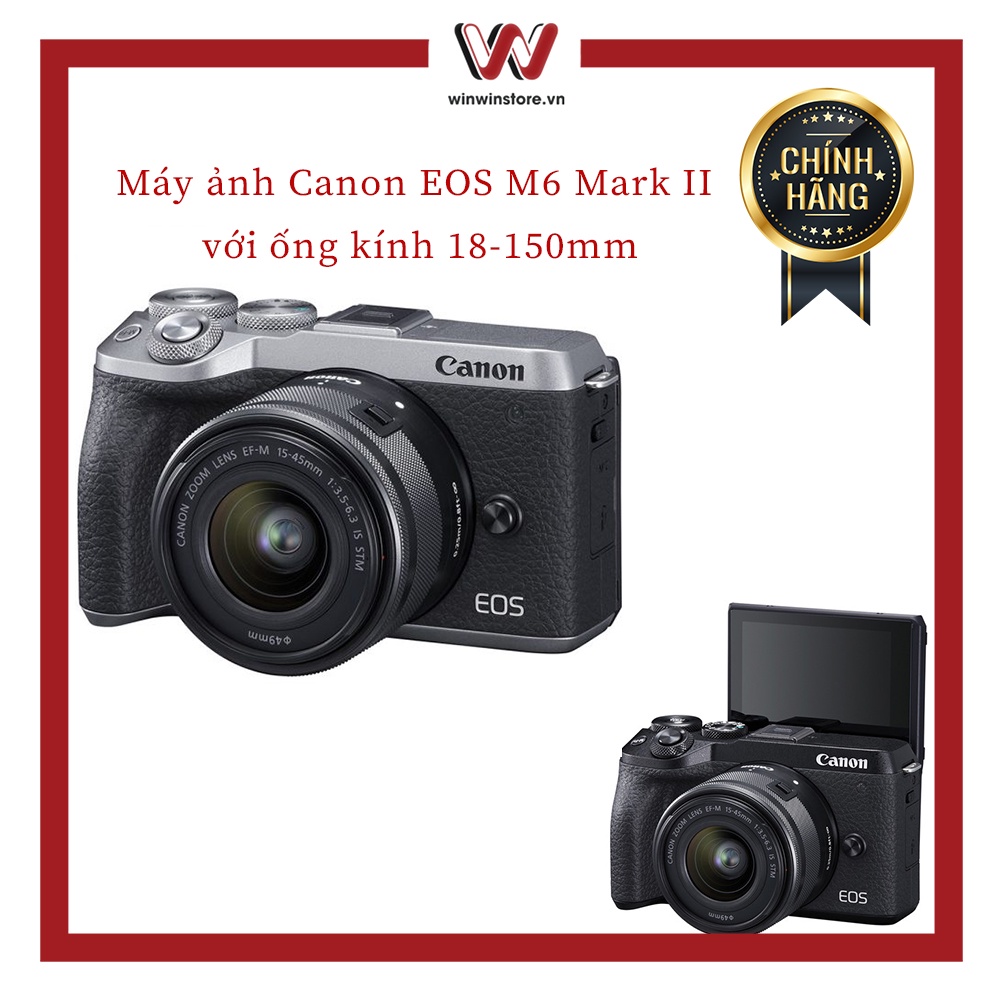 Máy ảnh Canon EOS M6 Mark II ( Body / Kit ) | Shopee Việt Nam