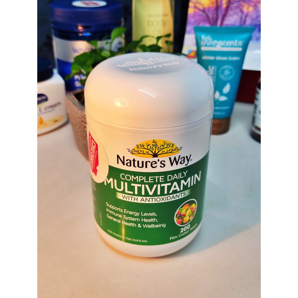 Vitamin Tổng Hợp Úc Nature’s Way Complete Daily Multivitamin - 200 Viên ...