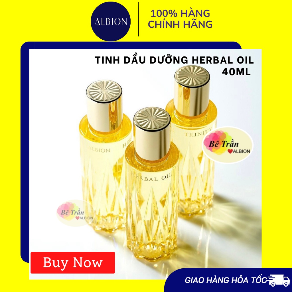 ALBION Tinh dầu dưỡng Herbal Oil (100% AUTH, Hàng chính hãng showroom ...