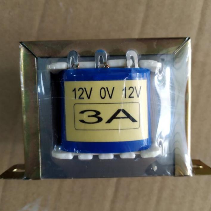 Biến áp Minh Quang 3A 12V đôi 3A 12V - 0 - 12V | Shopee Việt Nam