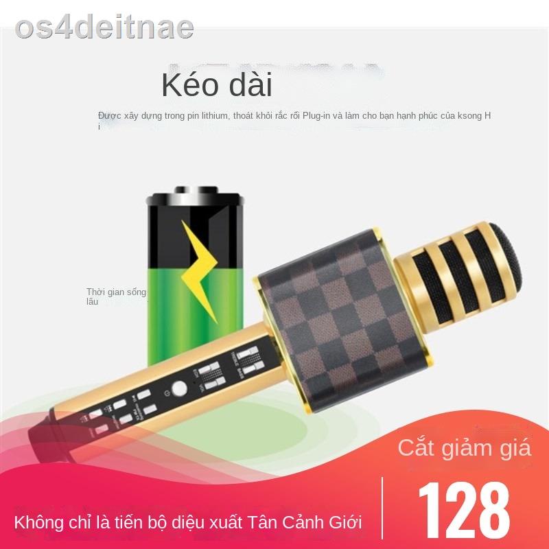 [GIÁ TỐT CHỌN MẪU]Microphone bluetooth tích hợp loa không dây micro ...