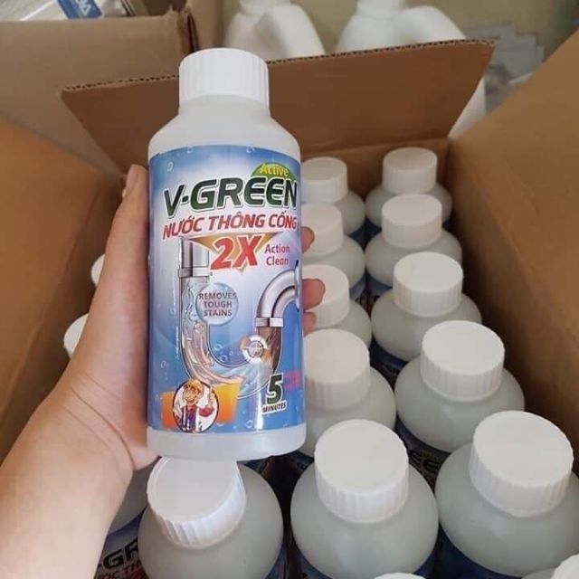 Nước thông cống VGREEN HÀNG VIỆT NAM CHẤT LƯỢNG | Shopee Việt Nam