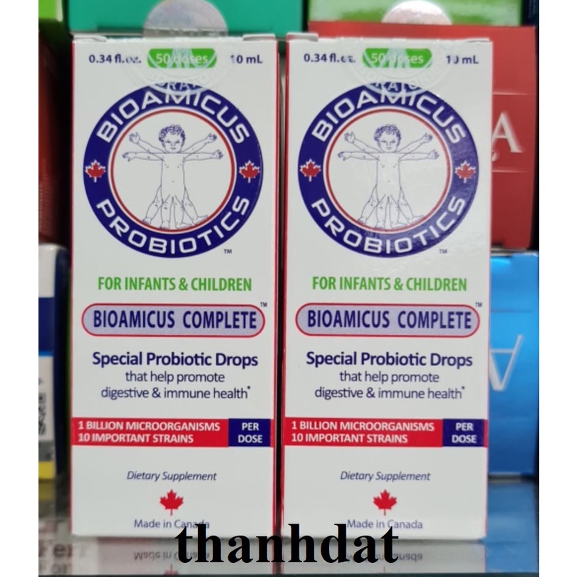 Men vi sinh Bioamicus Complete 10 chủng - Nhập khẩu chính hãng Canada ...