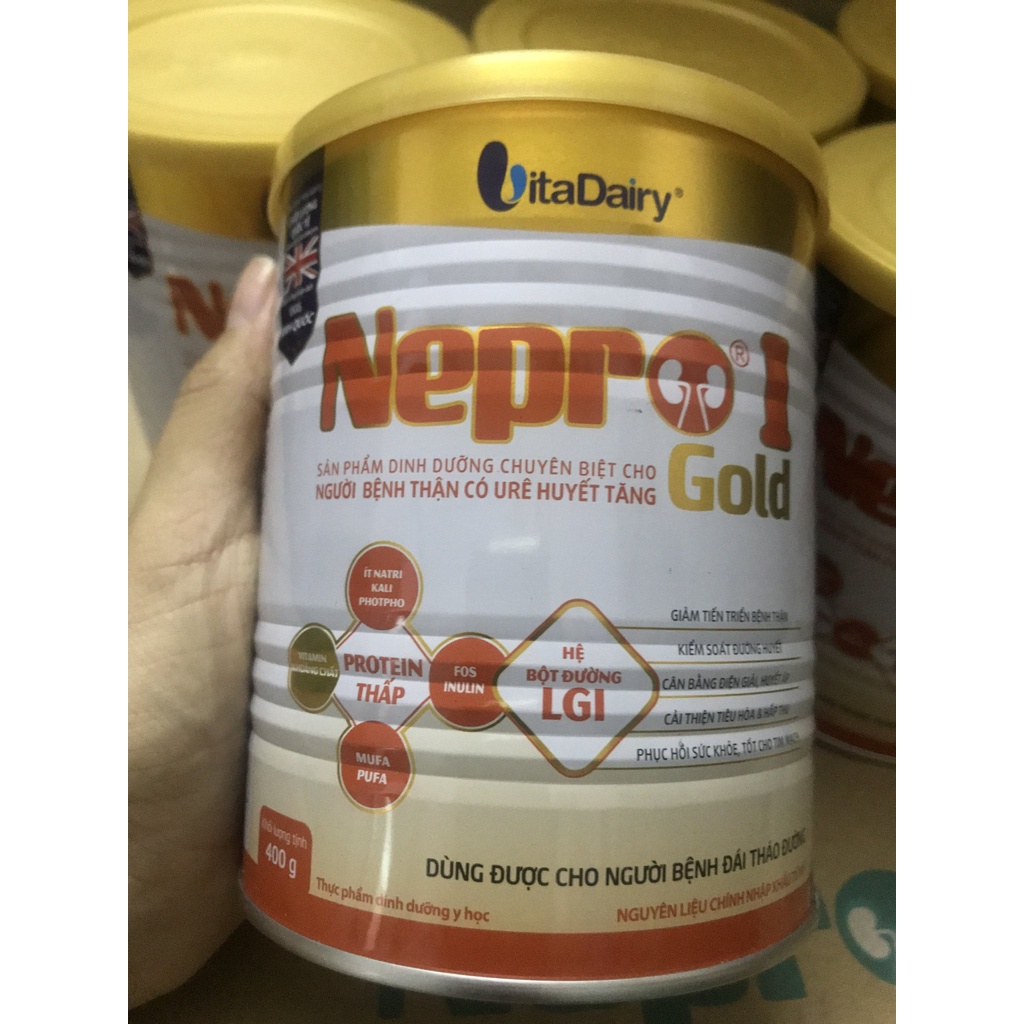 Sữa Nepro 1 gold 400g (Date mới nhất) - Dành cho người bệnh thận có URE huyết tăng | Shopee Việt Nam