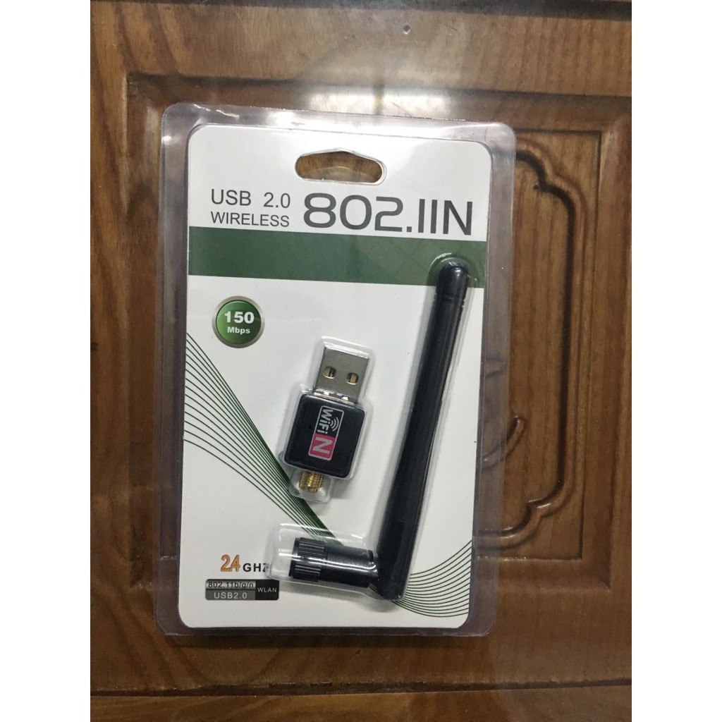 USB Wifi - USB thu Wifi 802.11n Cho Máy Bàn Có Anten - DC2381 | Shopee ...