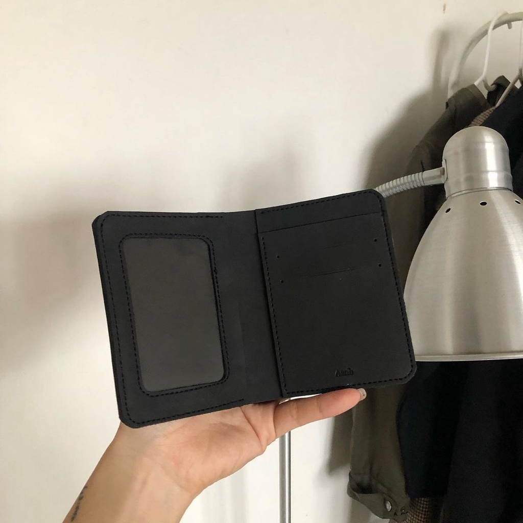 Ví da Handmade Unisex Mini Chin-chin Wallet Onetothree | Shopee Việt Nam