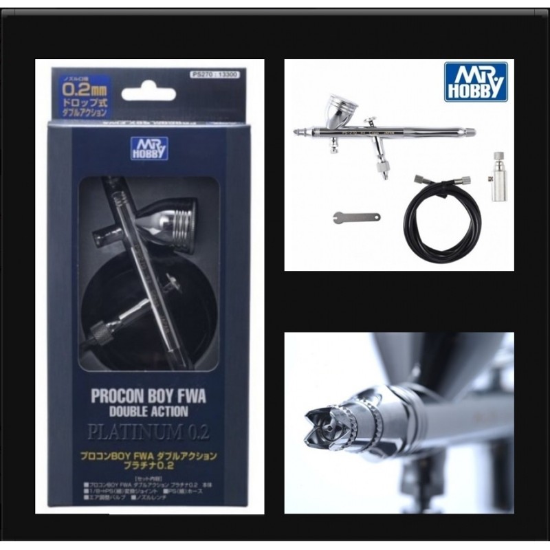 Mr.Hobby PS270 Bút vẽ airbrush Procon Boy FWA Platinum 0.2mm | Shopee Việt Nam
