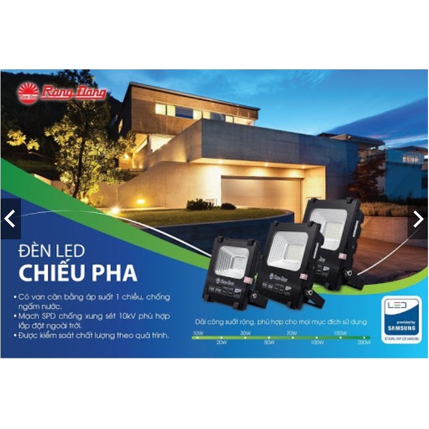 Đèn Pha LED 50W Rạng Đông Model: CP06 50W | Shopee Việt Nam