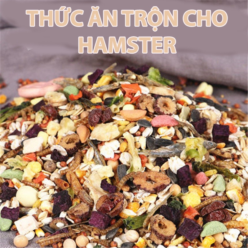 Thức ăn trộn cho hamster LOẠI VIP tổng hợp nhiều loại thức ăn (Chuyên ...