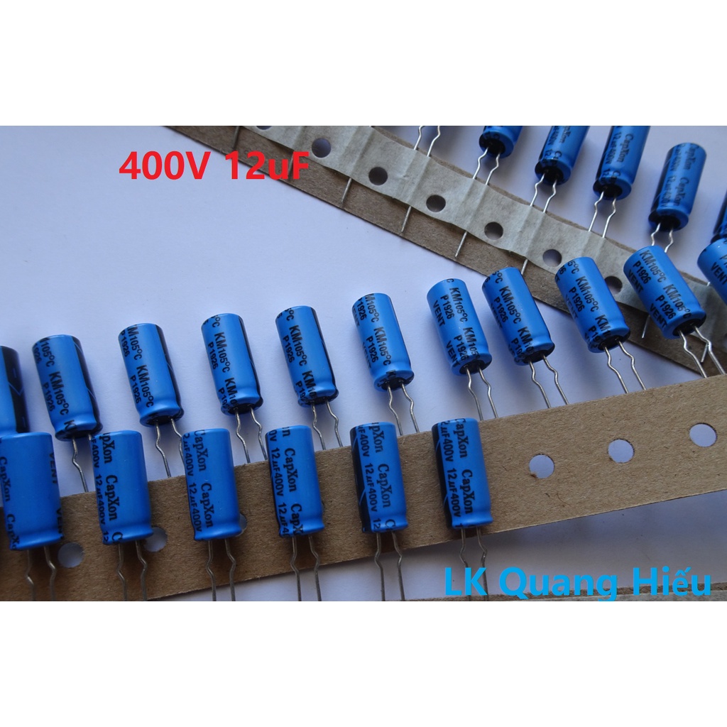 (Combo 10 ) Tụ hóa 400v 12uf chất lượng cao thay thế cho 400v 10uf (set 10pcs) | Shopee Việt Nam