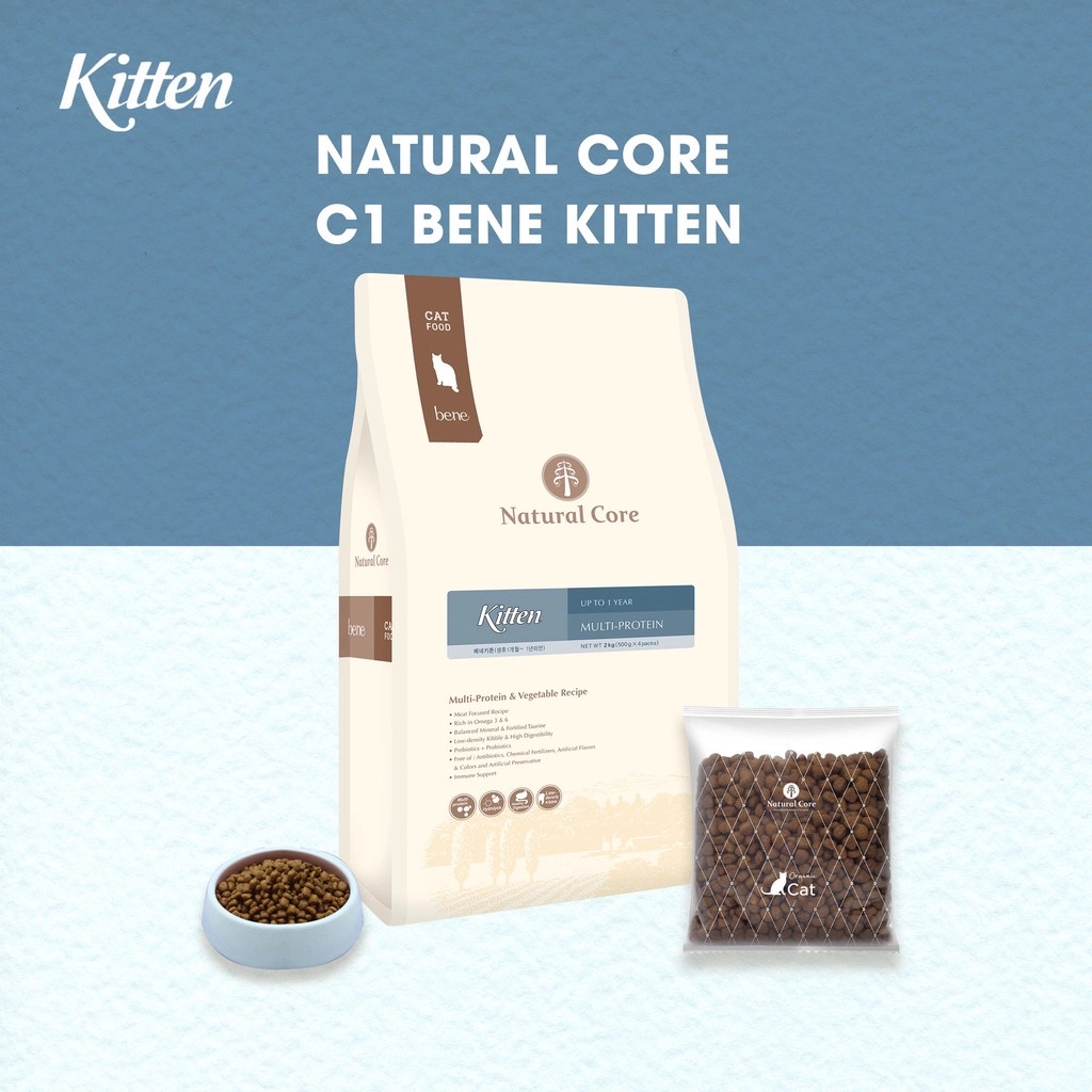 400g-500g-2kg Hạt Hữu Cơ Natural Core Kitten Cho Mèo Con-Chubby Mew ...