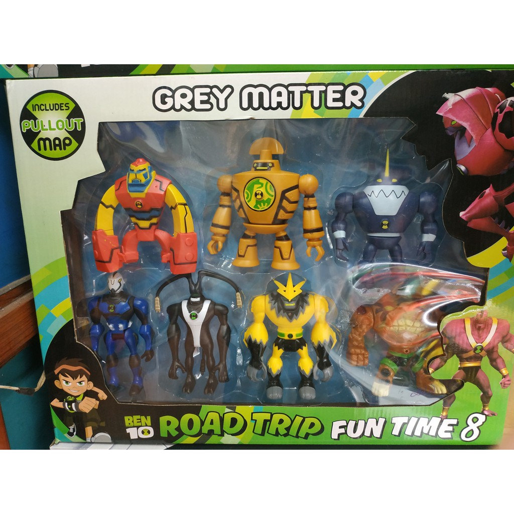 Bộ 7 mô hình nhân vật Ben 10 Road Trip Fun Time 8 | Shopee Việt Nam