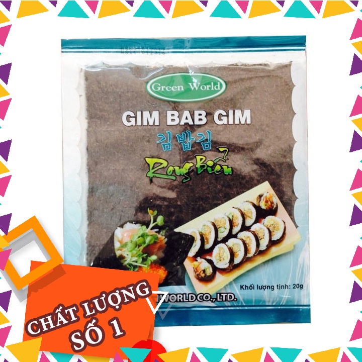 [ TỔNG KHO ] Rong biển cuộn cơm Gim Bab 20g - Mua Sắm Giá Rẻ - SS0406 ...