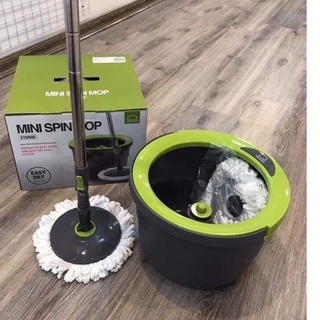 Cây lau nhà, Bộ lau nhà Lock&Lock mini Spin mop ETM498 - KÈM 2 BÔNG LAU ...
