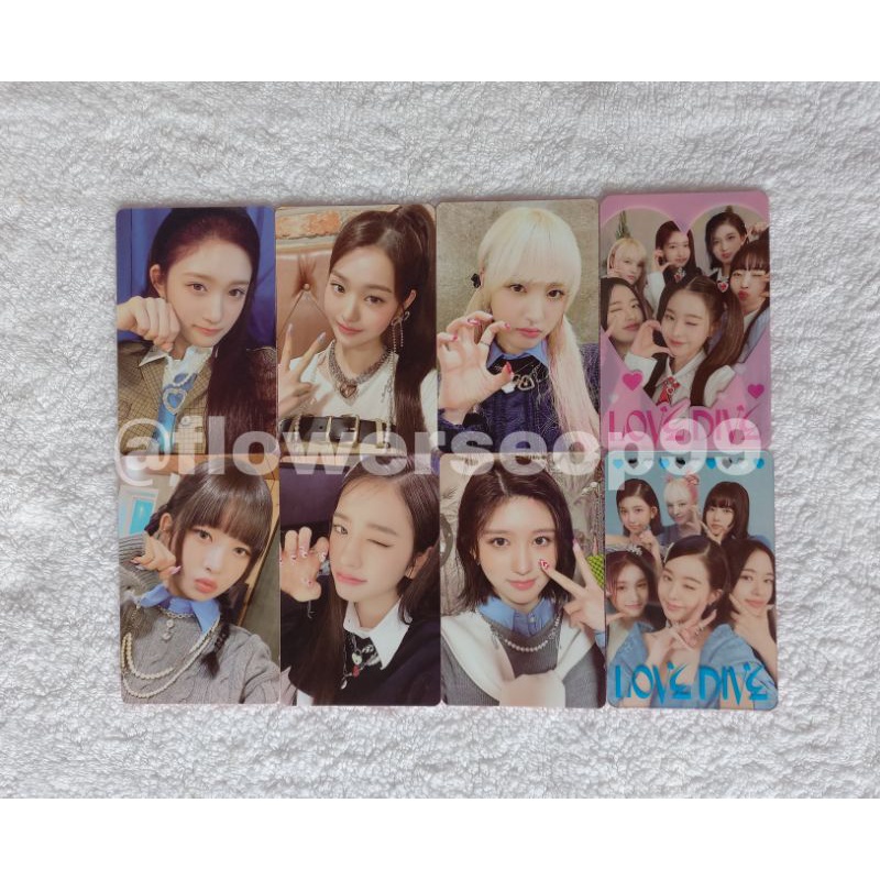 Ảnh IVE chính hãng LOVE DIVE limited pre order benefit MV Fits Ver ...