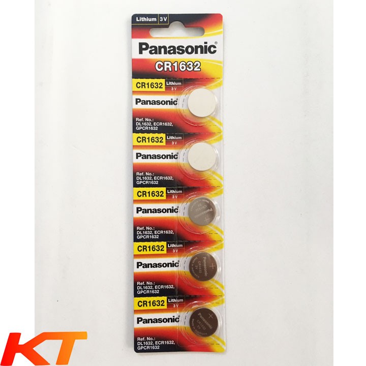 PIN CR1632 3V PANASONIC LITHIUM CHÍNH HÃNG.( VỈ 5 VIÊN) | Shopee Việt Nam