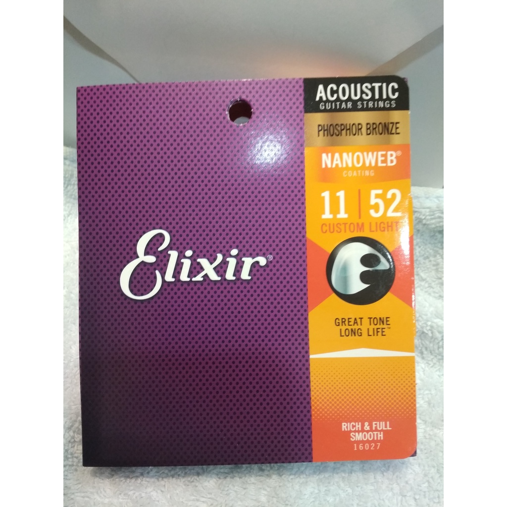 Dây Đàn Guitar Acoustic Elixir 16027 USA | Shopee Việt Nam
