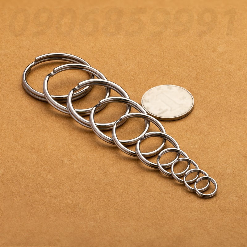Vòng khoen móc khóa,ring phụ kiện EDC inox tròn (Nhiều Cỡ) | Shopee ...