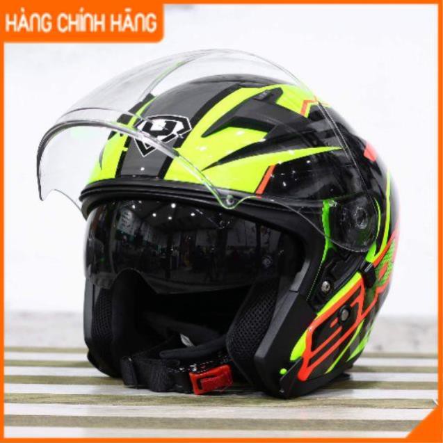 MŨ BẢO HIỂM 3/4 2 KÍNH YOHE 878 SRT PANDA | Shopee Việt Nam